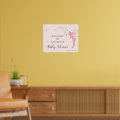 Pink Tinker Bell Baby Shower Welcome Sign | Zazzle