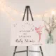 Pink Tinker Bell Baby Shower Welcome Sign | Zazzle