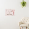 Pink Tinker Bell Baby Shower Welcome Sign | Zazzle