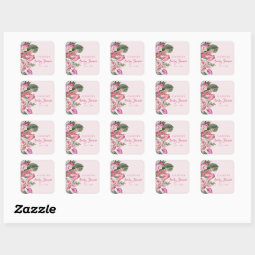 Pink Tropical Sticker | Zazzle