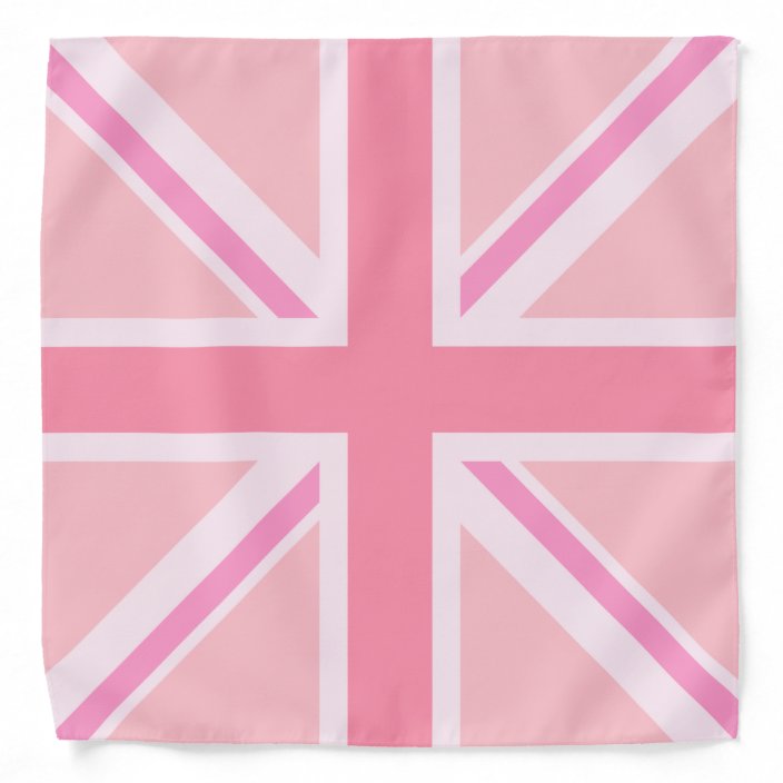 Pink Union Jack/Flag Bandana | Zazzle.com