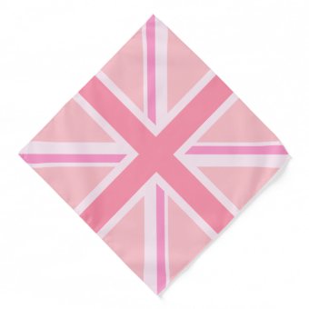 Pink Union Jack/Flag Bandana | Zazzle