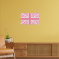 Pink Union Jack/Flag Poster | Zazzle