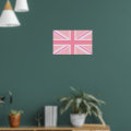 Pink Union Jack/Flag Poster | Zazzle
