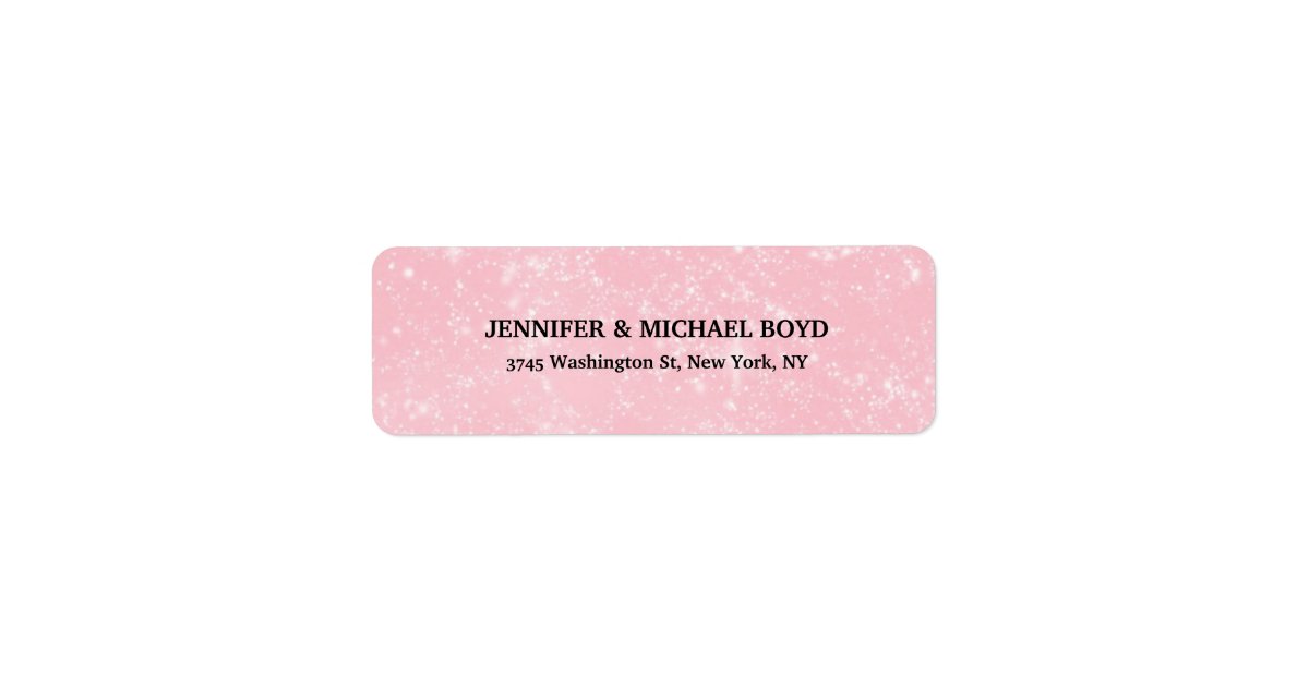 Pink Unique Retro Style Classical Family Sheet Label | Zazzle