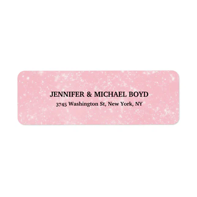 Pink Unique Retro Style Classical Family Sheet Label | Zazzle