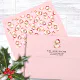 Pink Vintage Retro Santa Claus Return Address Envelope | Zazzle