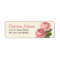Pink Vintage Roses Floral Return Address Labels | Zazzle