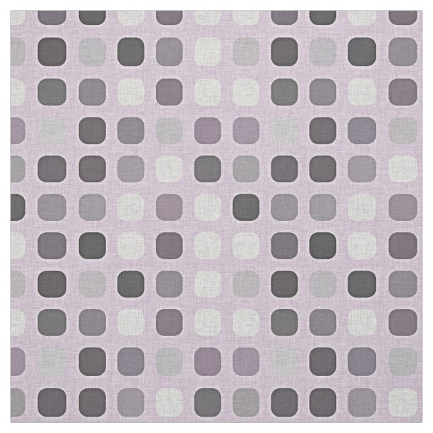 purple white gray geometric loops pattern fabric | Zazzle