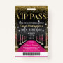 Pink VIP Pass Hollywood Red Carpet Birthday Badge | Zazzle
