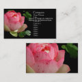 Pink Water Lily Business Card | Zazzle
