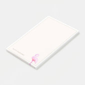 Pink Watercolor Flamingo Notepad | Zazzle