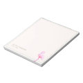 Pink Watercolor Flamingo Notepad | Zazzle
