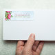 Pink Watercolor Floral Return Address Label | Zazzle