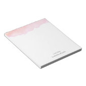 Pink Watercolor Notepad | Zazzle