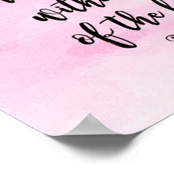 Pink Watercolor Proverbs 31 Christian Womens Bible Poster | Zazzle