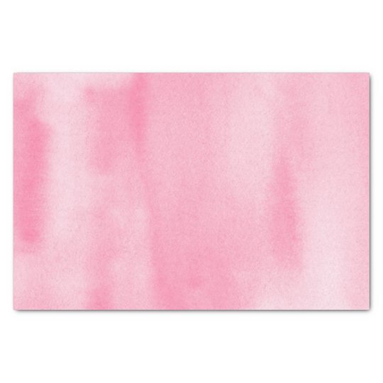 Pink Watercolor Tissue Paper | Zazzle.com