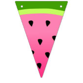 Pink Watermelon Bunting Flags | Zazzle