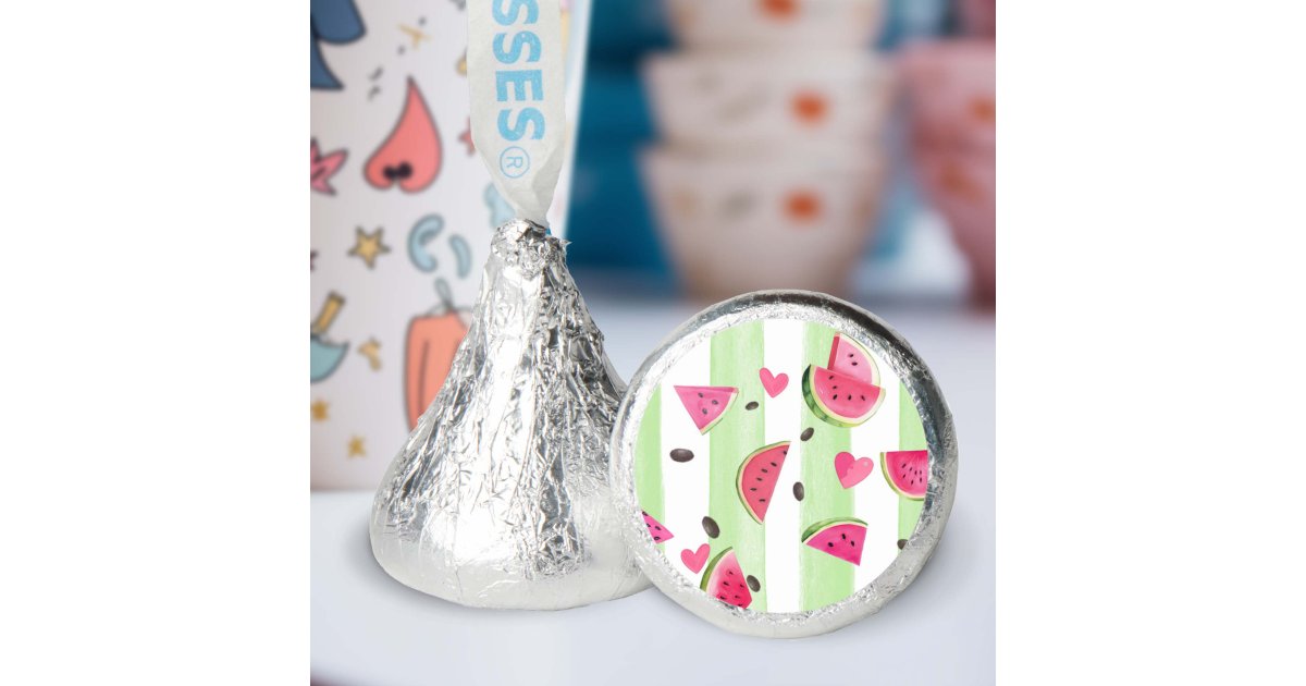 pink watermelon, fruit summer birthday candy | Zazzle