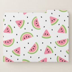 Pink Watermelons, Watermelon Seeds, Your Name File Folder | Zazzle