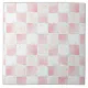 Pink White Squares Ceramic Tile | Zazzle