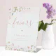 Pink Wildflower Wedding Favors Please Take One Pedestal Sign | Zazzle