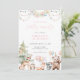 Pink Woodland Party Animals Birthday Invitation | Zazzle