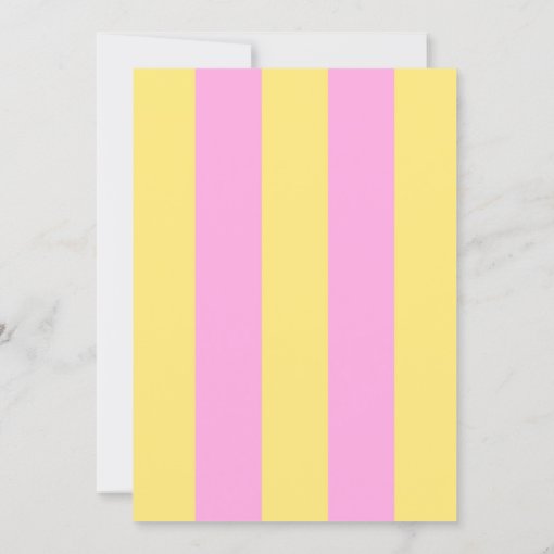 Pink Yellow Lemonade Stand Summer Birthday Party Invitation | Zazzle