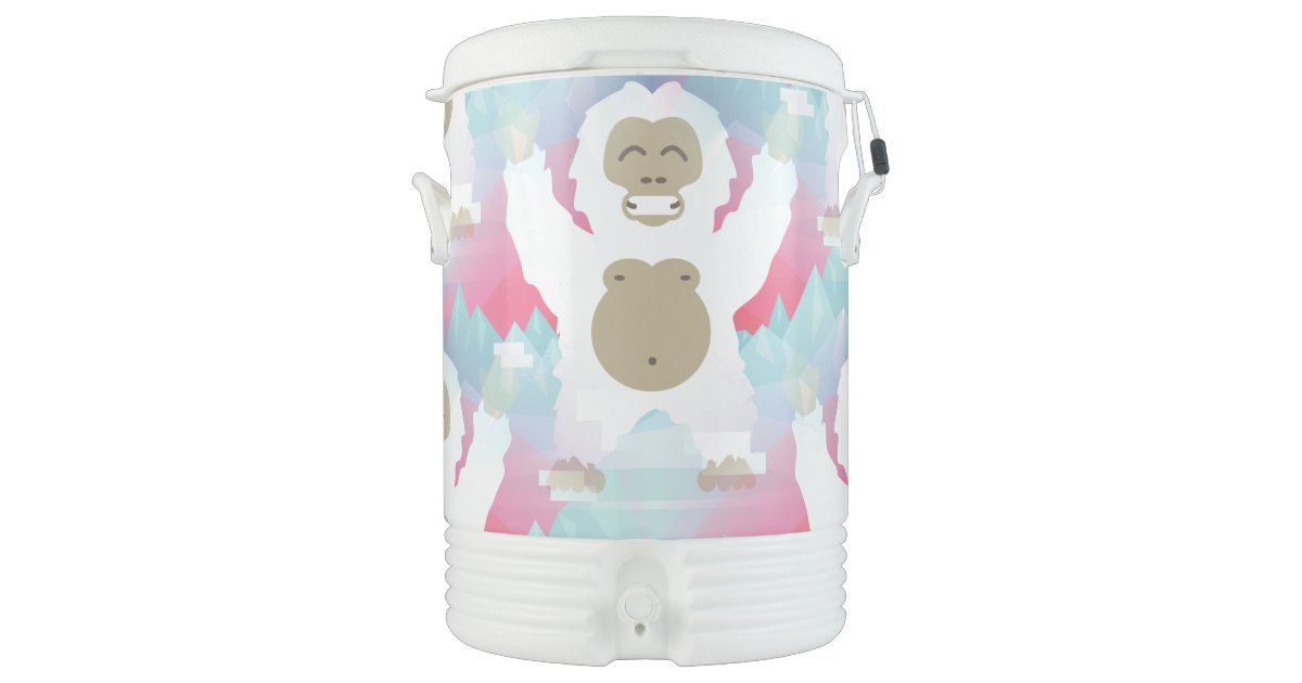 pink yeti igloo cooler | Zazzle