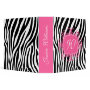 Pink & Zebra Print Binder | Zazzle