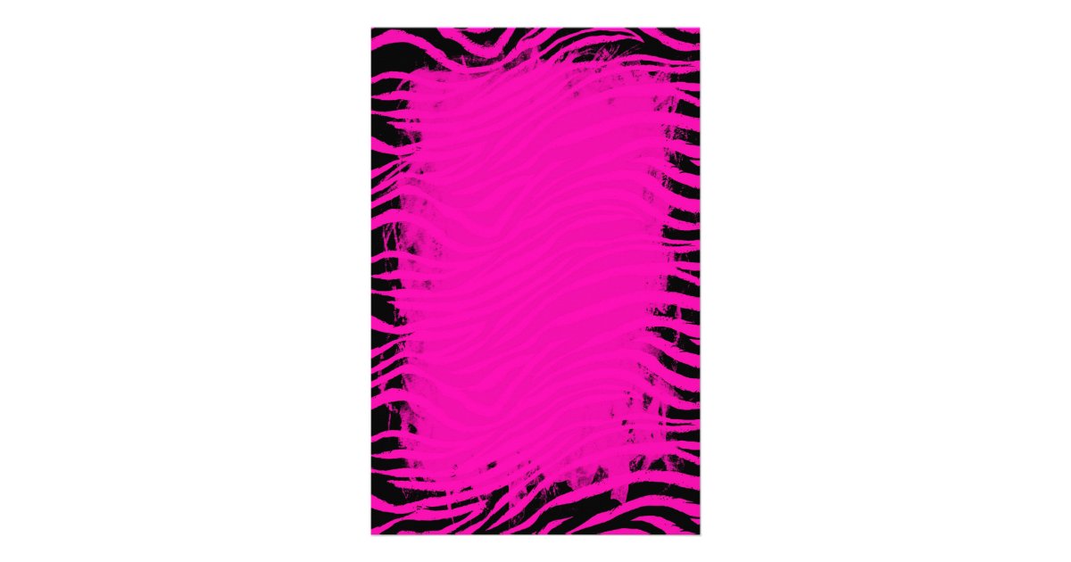 Pink Zebra Stationery | Zazzle.com