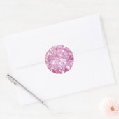 Pink Zircon Gemstone Invitation Envelope Gift Wrap Classic Round ...