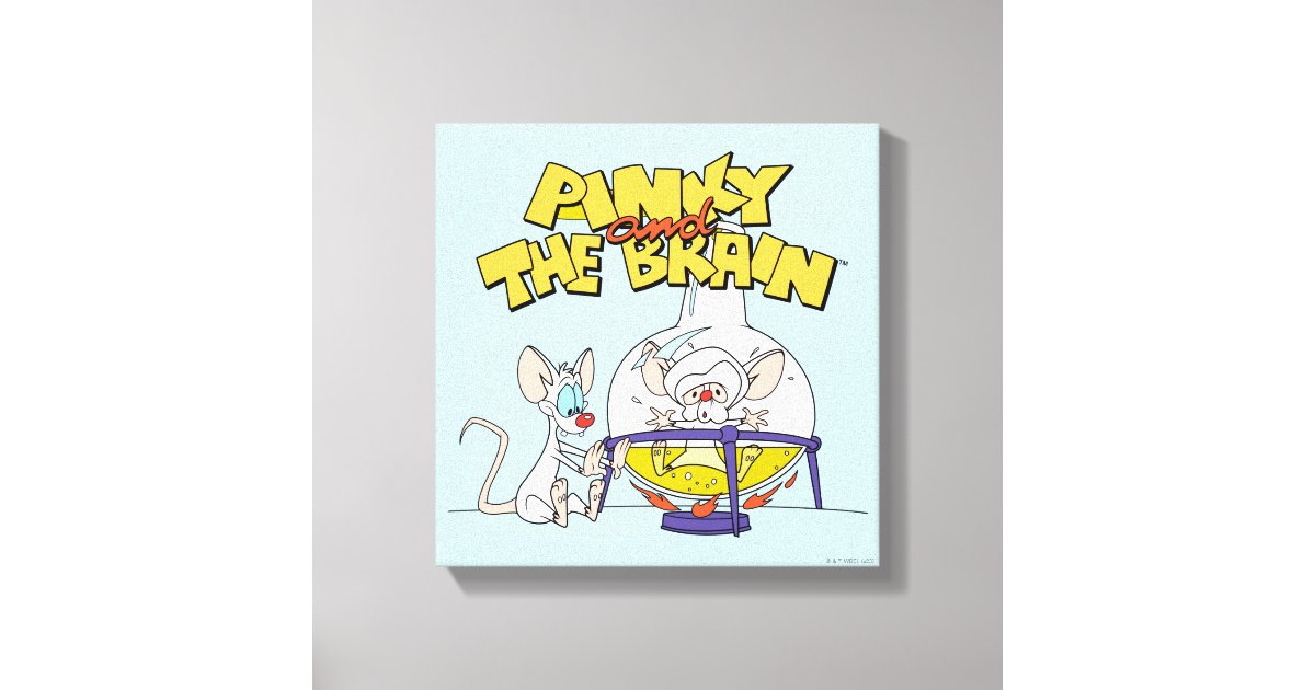 Pinky and the Brain | Laboratory Science Canvas Print | Zazzle