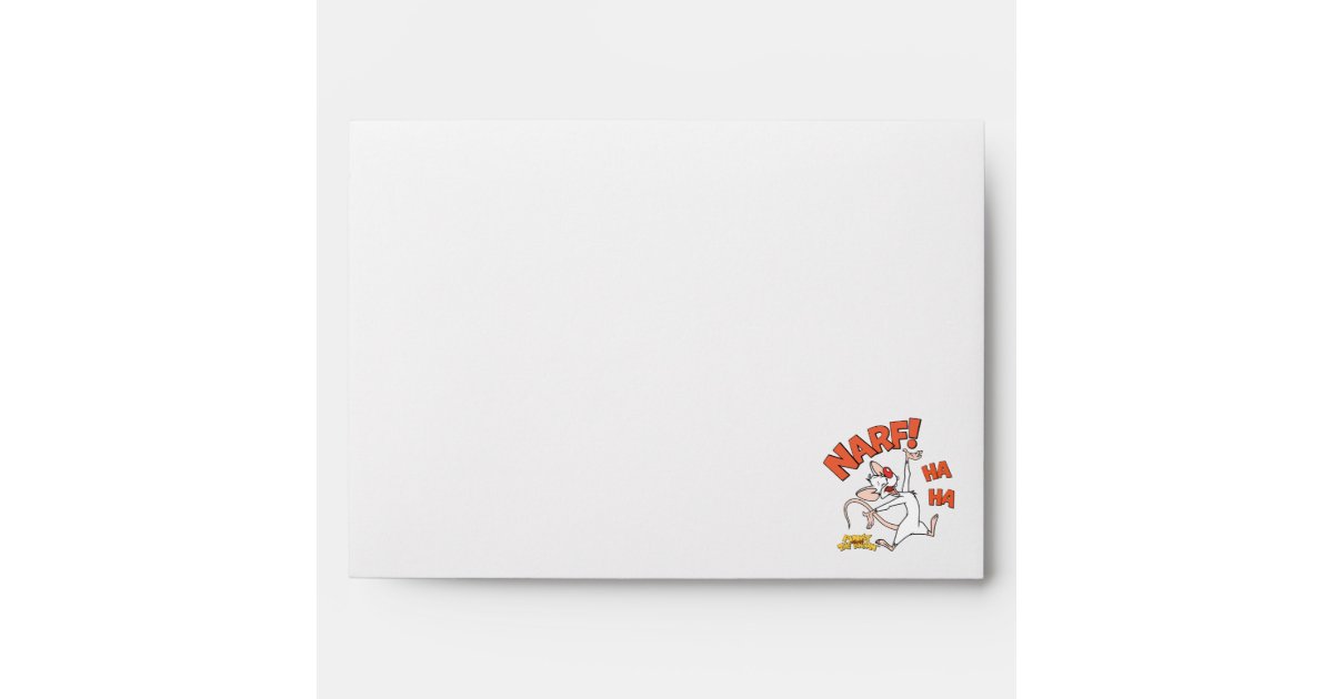 Pinky and the Brain | Pinky "Narf!" Envelope | Zazzle