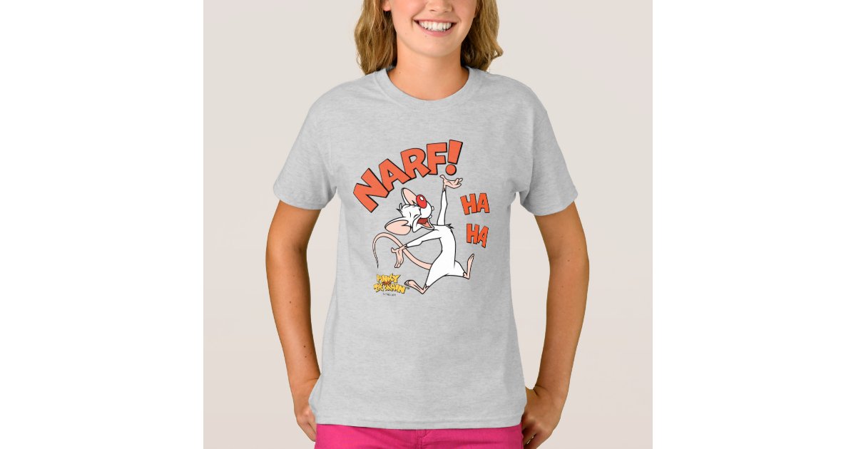 Pinky and the Brain | Pinky "Narf!" T-Shirt | Zazzle