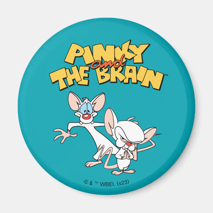 Pinky and the Brain | Show Logo Magnet | Zazzle