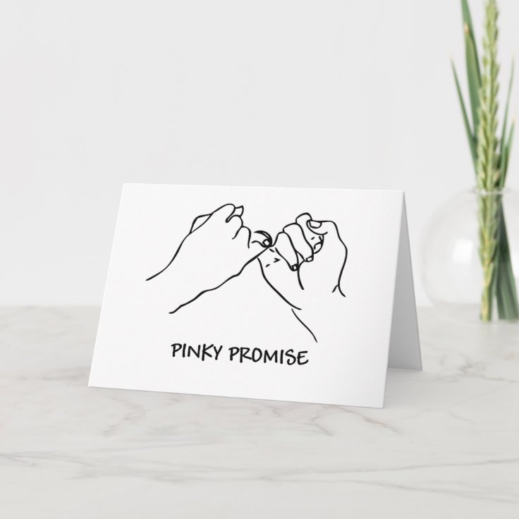 Pinky Promise Card | Zazzle