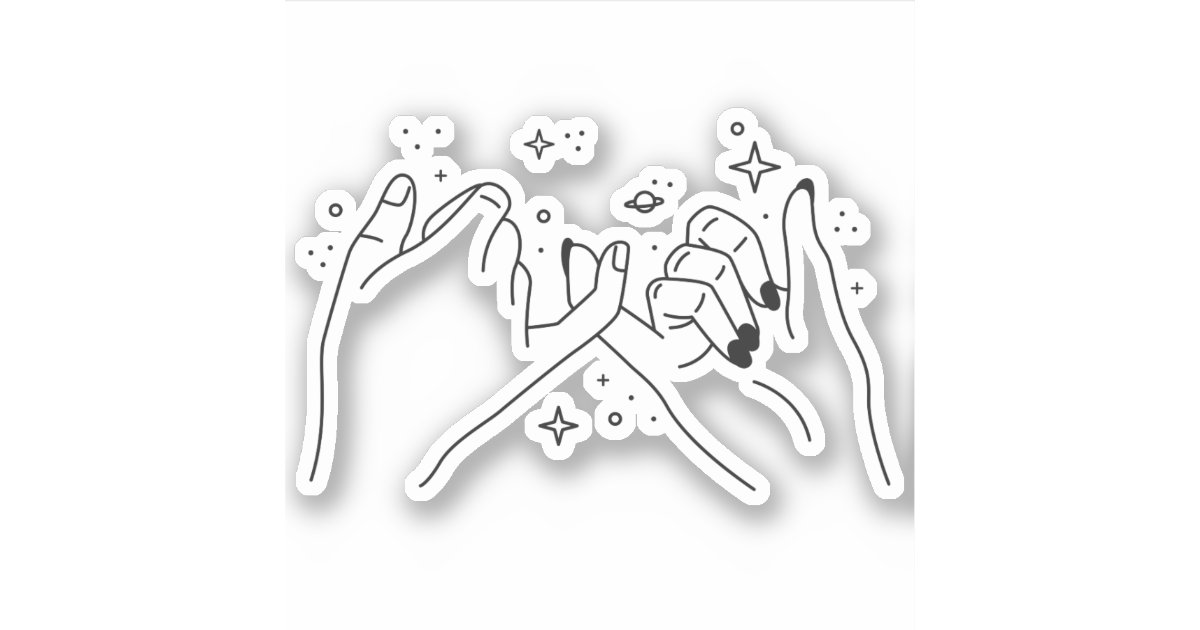 Pinky Promise Sticker | Zazzle