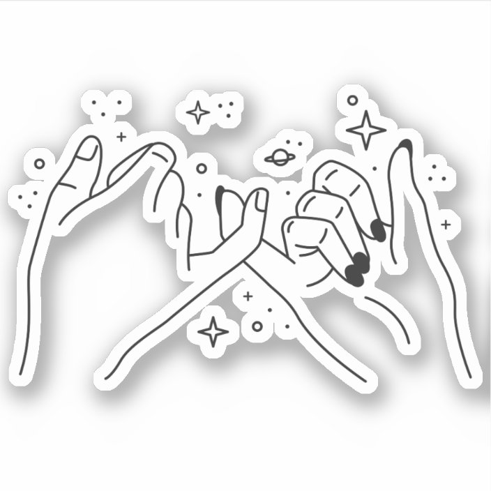Pinky Promise Sticker | Zazzle.com