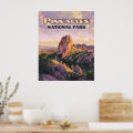 Pinnacles National Park Buttes California Poster | Zazzle