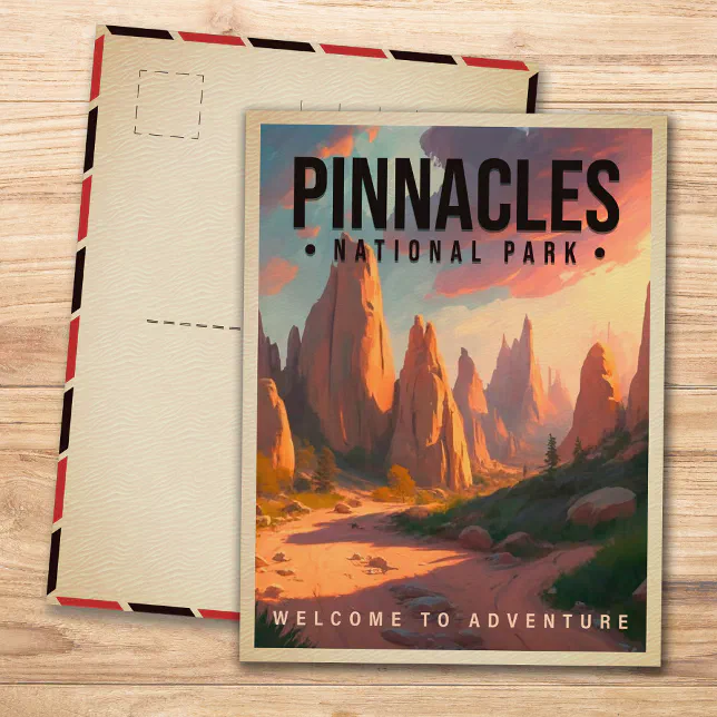 Pinnacles National Park California Vintage Postcard | Zazzle