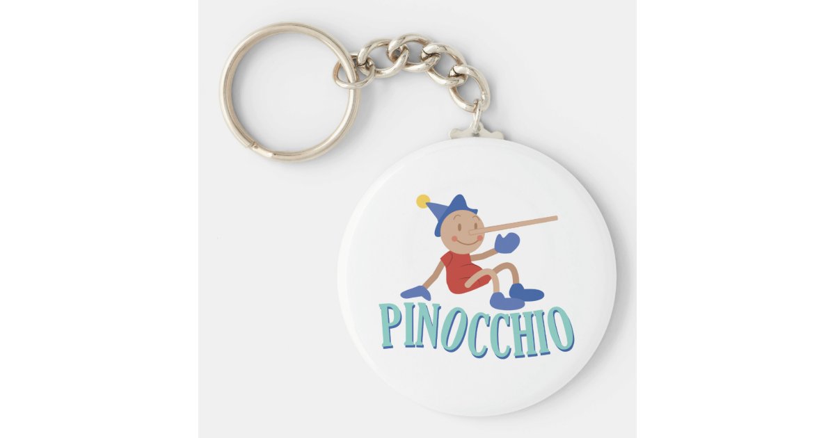 Pinocchio Kid Keychain | Zazzle.com