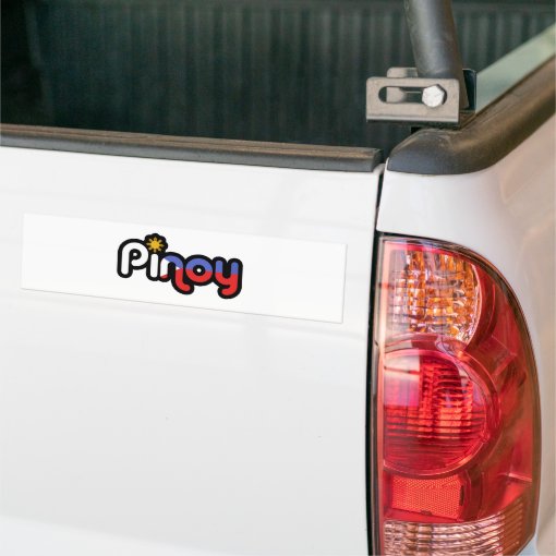 Pinoy Bumper Sticker | Zazzle