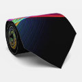 Pinpoint Rainbow Gay Pride LGBT Necktie | Zazzle