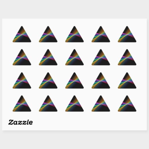 Pinpoint Rainbow Gay Pride LGBT Triangle Sticker | Zazzle