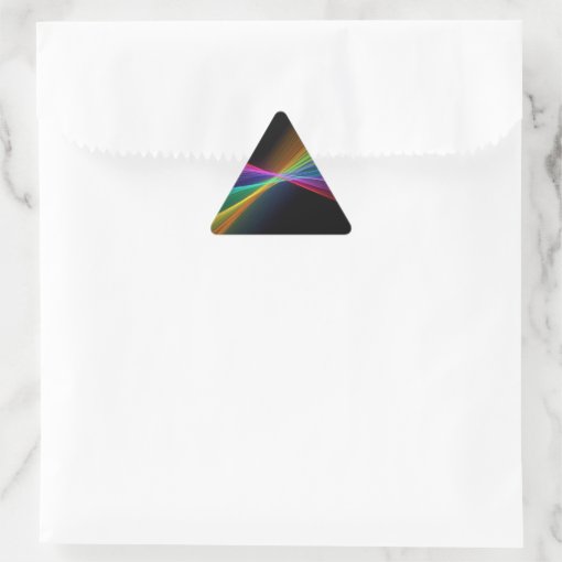 Pinpoint Rainbow Gay Pride LGBT Triangle Sticker | Zazzle