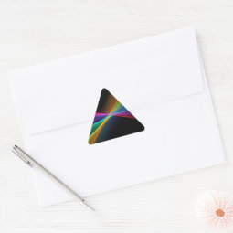 Pinpoint Rainbow Gay Pride LGBT Triangle Sticker | Zazzle