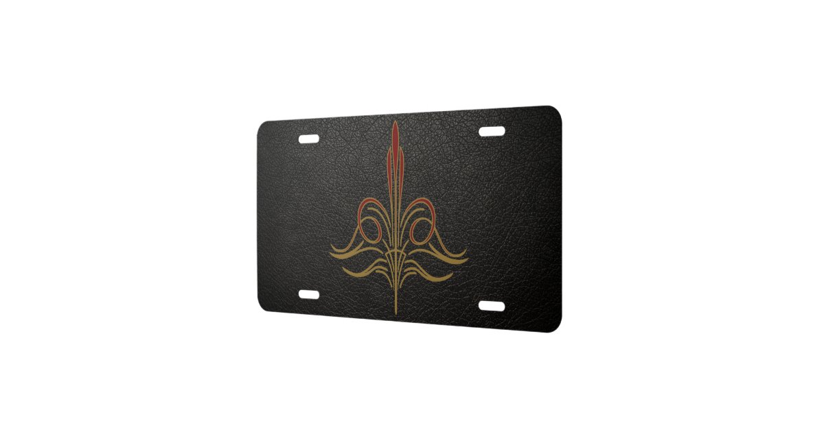 Pinstripe License Plate | Zazzle