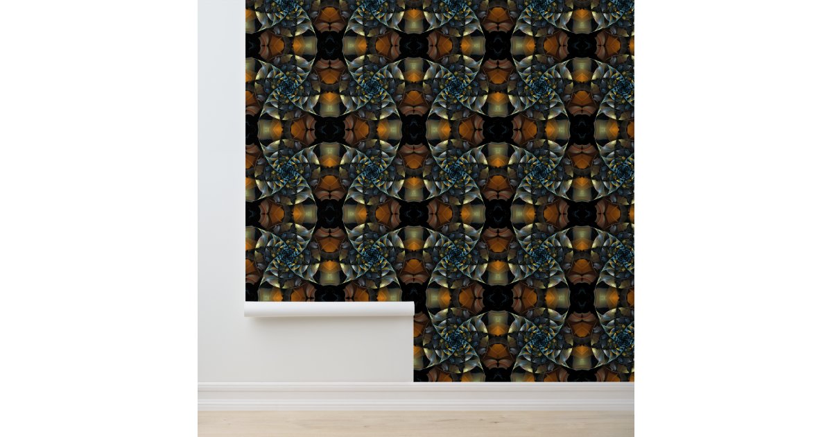Pinwheel Abstract Art Wallpaper | Zazzle