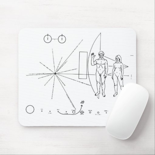 Pioneer Plaque Mouse Pad | Zazzle